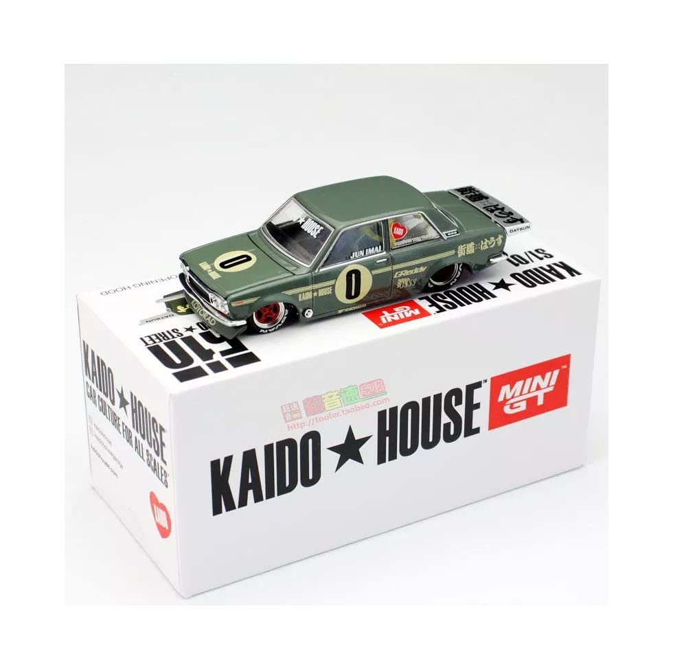 Replacement Parts 2021 Mmini-GT Kaido House Datsun 510 Pro Street OG Green S1/01