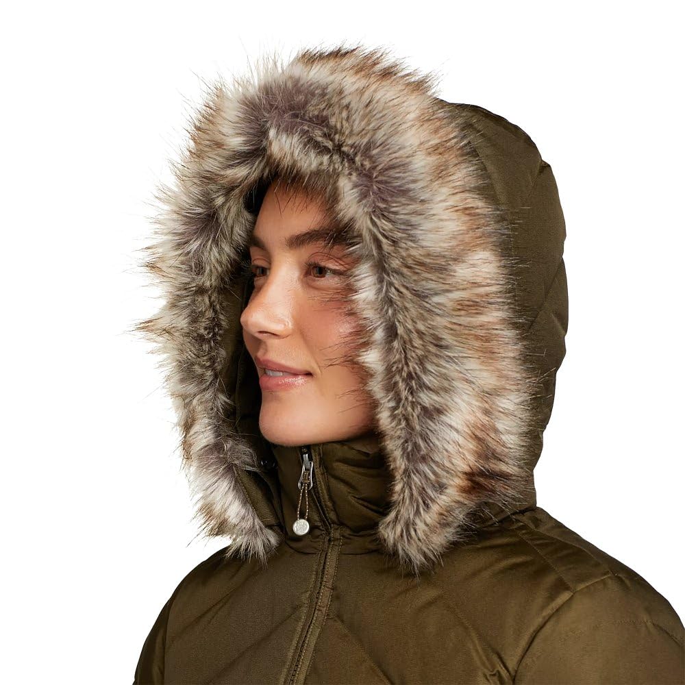 Eddie Bauer Women's Crystal Ridge Down Parka, Black, Medium