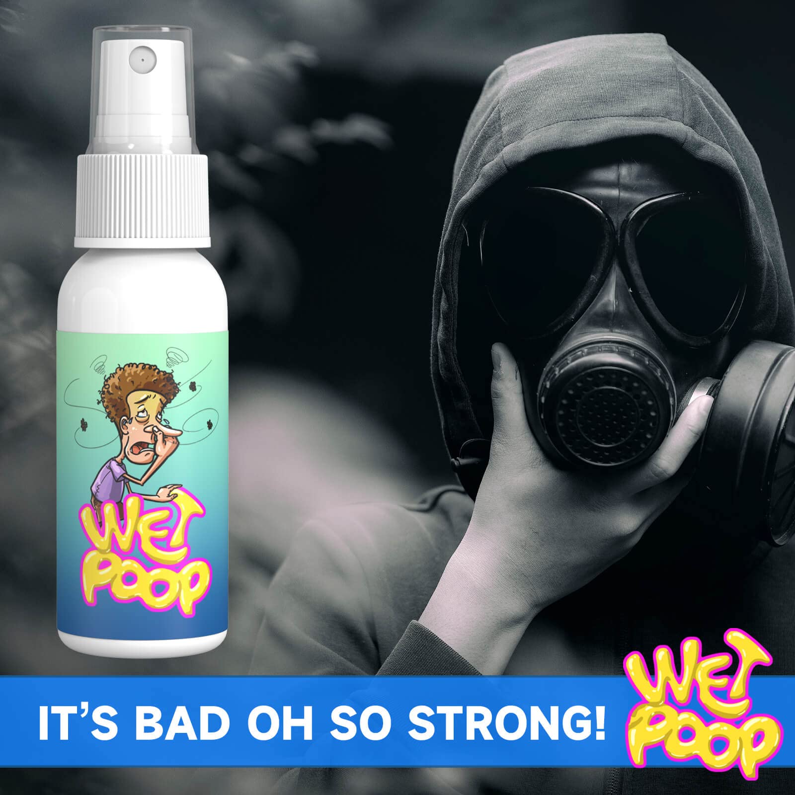 Potent Wet Poop - Highly Concentrated Fart Spray - Extra Strong Stink - Prank Stuff & Joke Toys for Adults or Kids - Non Toxic