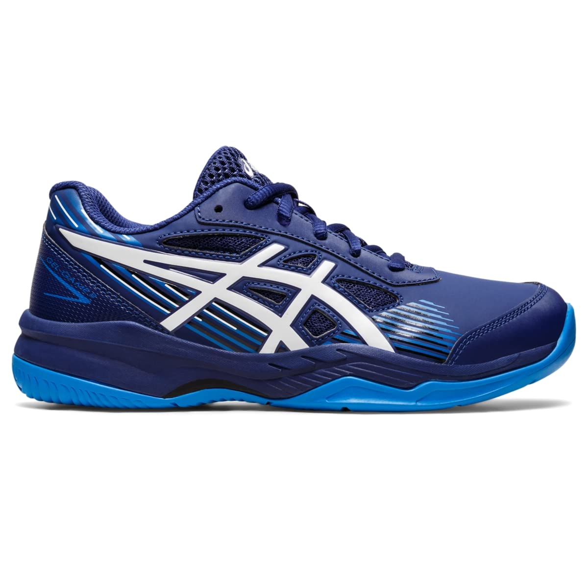 ASICS Boy's Gel-Game 8 GS (Little Kid/Big Kid) French Blue/Pure Silver 3 Little Kid M
