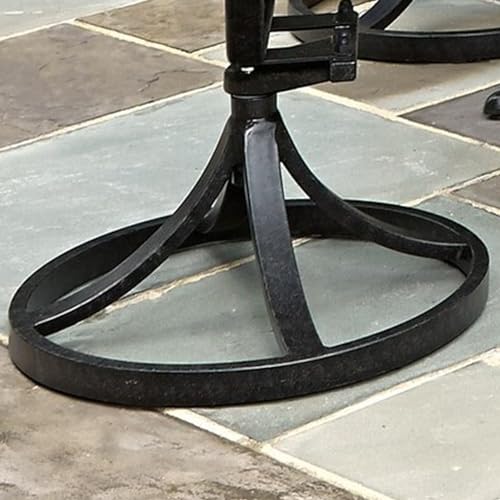 homestyles 6660-53 Outdoor Swivel Rocking Chair, Charcoal