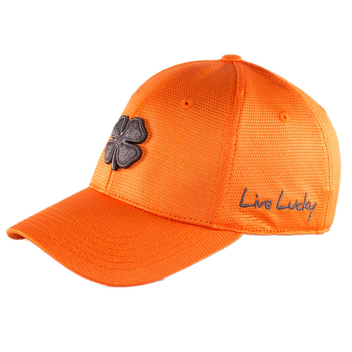 Black Clover New Pro Luck Citrus Orange/Gray Fitted S/M Hat/Cap