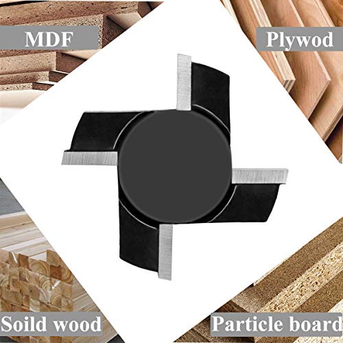 CNC Spoilboard Surfacing Router Bit, 1/2 Inch Shank Carbide Tipped Surface Planing Bottom Cleaning Cutter Slab Flattening Router Bit, Wood Milling Cutter Planer Woodworking Tool