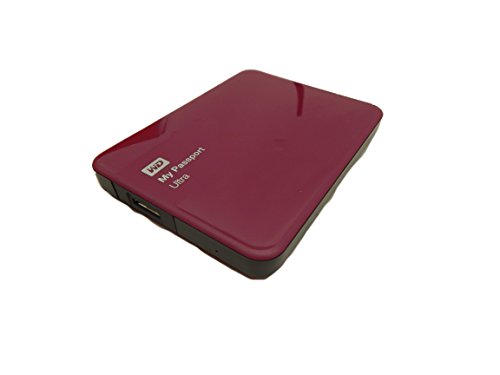 WD 1TB Berry My Passport Ultra Portable External Hard Drive - USB 3.0 - WDBGPU0010BBY-NESN