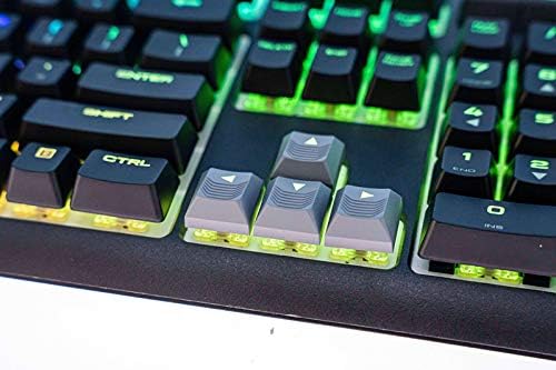 Mechanical Keyboard keycaps WASD keycaps Direction Keys Non-Slip Texture Design keycaps Professional Gaming keycaps (red)
