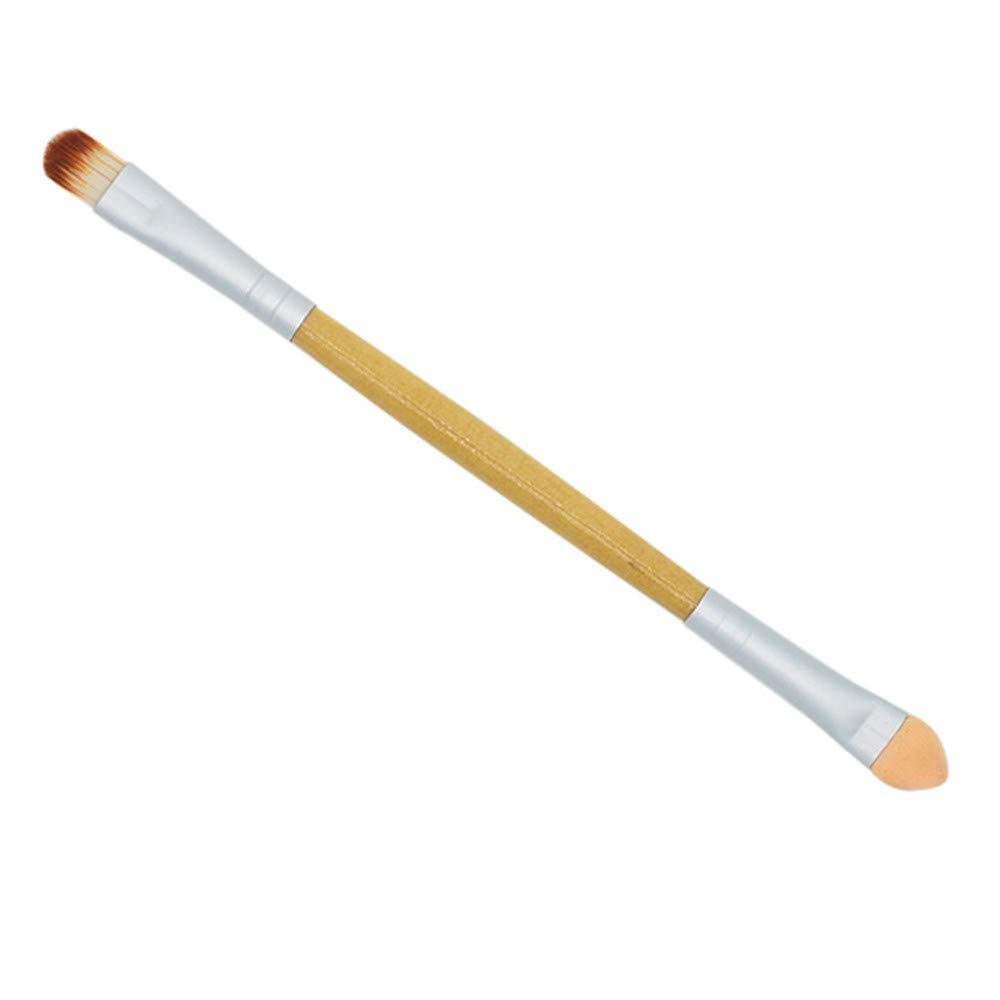 Bore Hair Brush Tool Makeup Brush Makeup Sponge Cosmetic Eyeshadow Double-end Applicator Brush Brush Foundation Blending Brush with Case