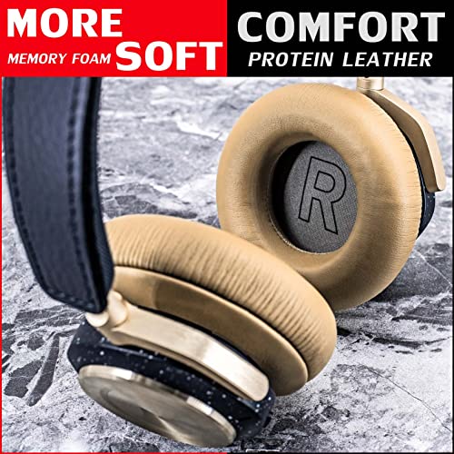 Ear Pads Compatible with Beoplay H9 3rd Gen Headphones -Replacement Ear Cushions Ear Cups - Not Fit H9i, H9, H7 (Comfort Leather Light Brown)