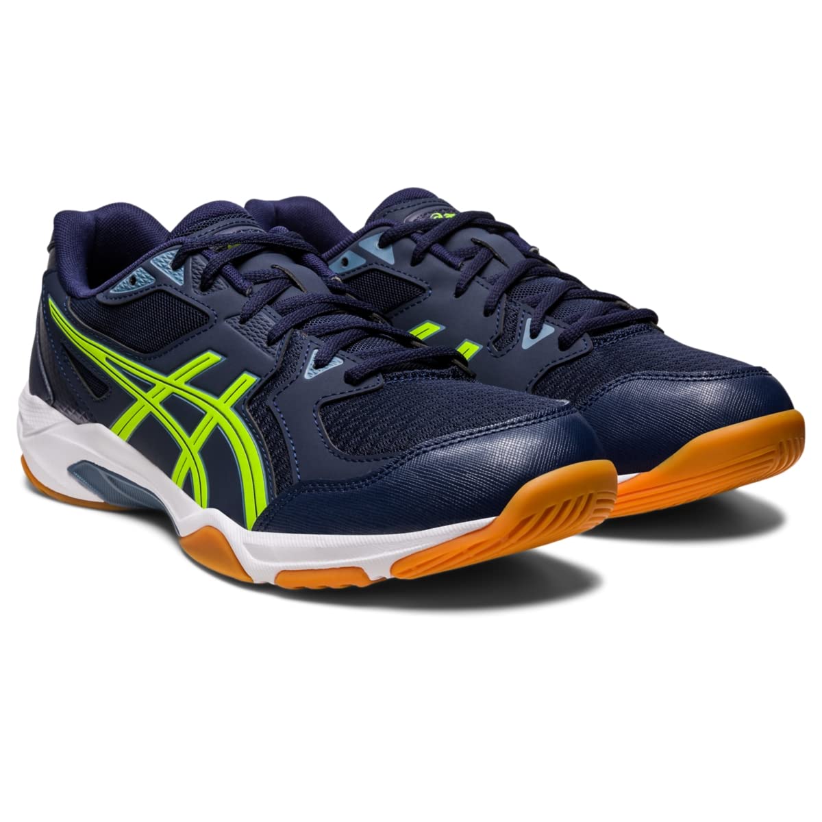 ASICS Men's GEL-ROCKET 10 Volleyball Shoes, 10.5, BLACK/SHOCKING ORANGE