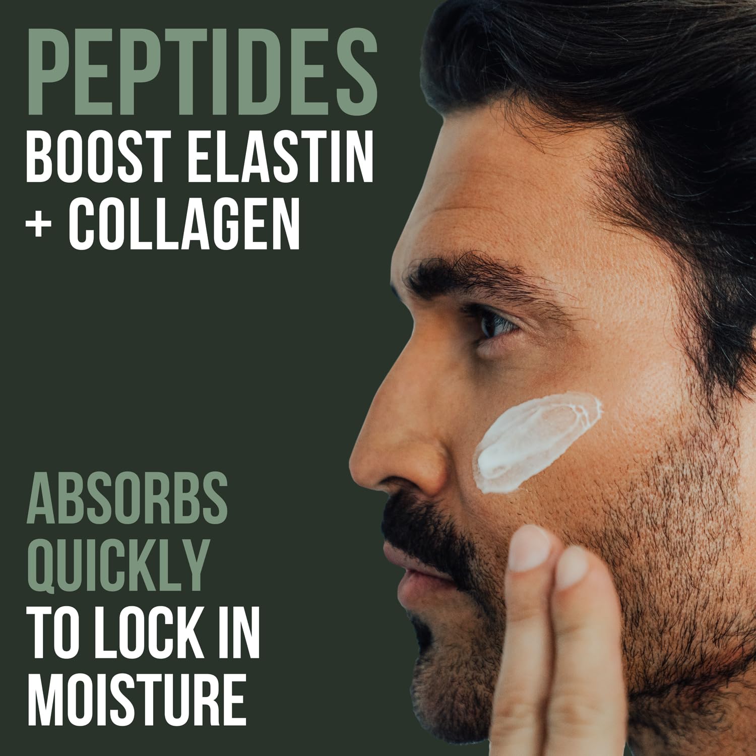 RUGGED & DAPPER Age Defense Mens Face Moisturizer | 4oz | Hydrating Mens Face Lotion | Unscented + Anti- Aging Formula for Clear Skin | Natural Ingredients | Made in USA