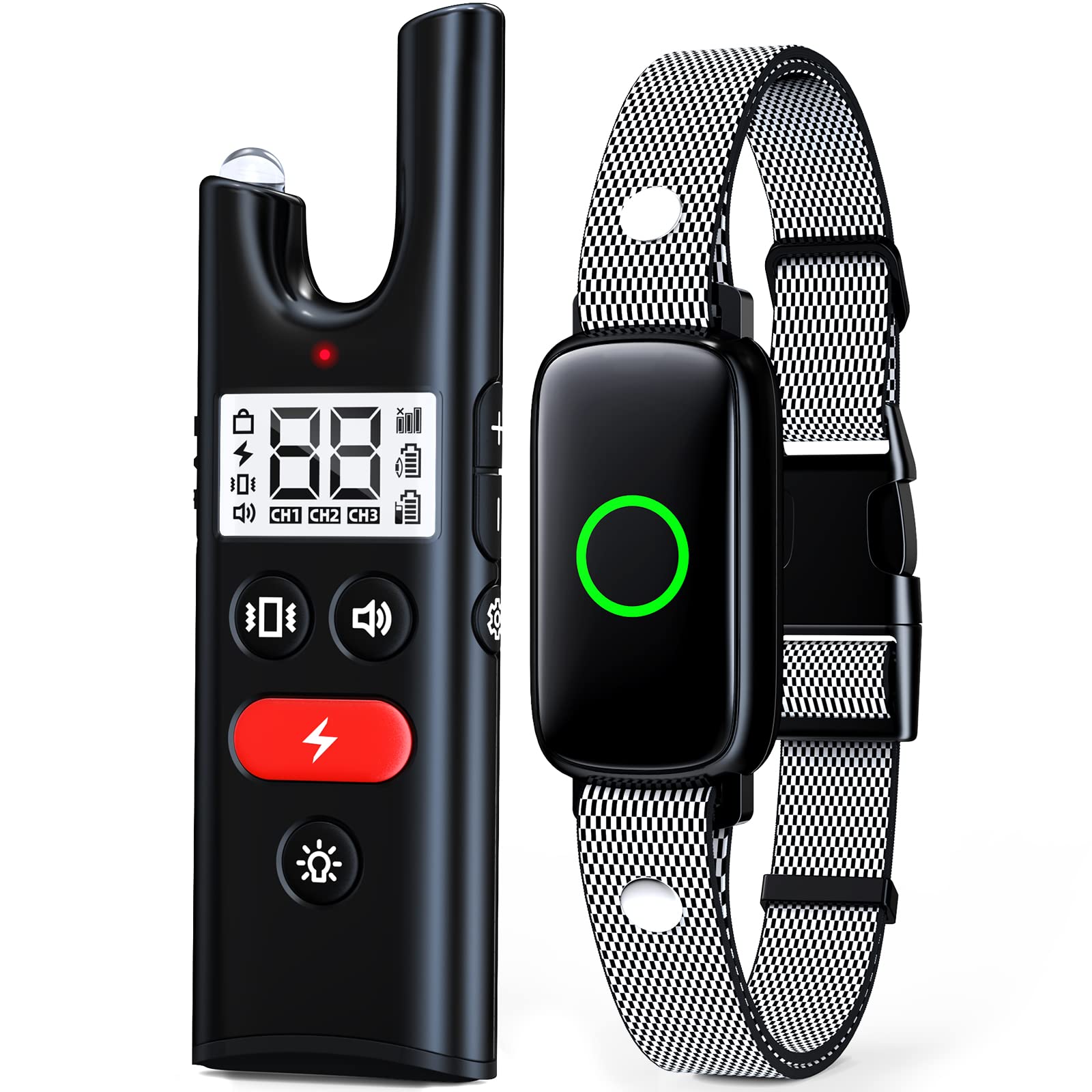 Dog Training Collar with Remote 3300ft Range Waterproof Rechargeable Electric Collar for Small Medium Large Dogs