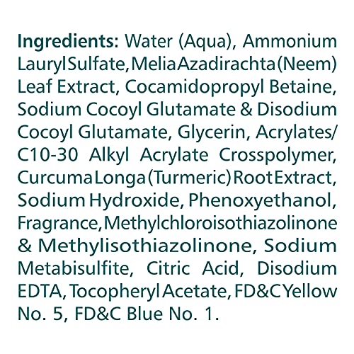 Himalaya Purifying Neem Face Wash with Neem and Turmeric for Occasional Acne, 5.07 oz (150 ml), 2 Pack