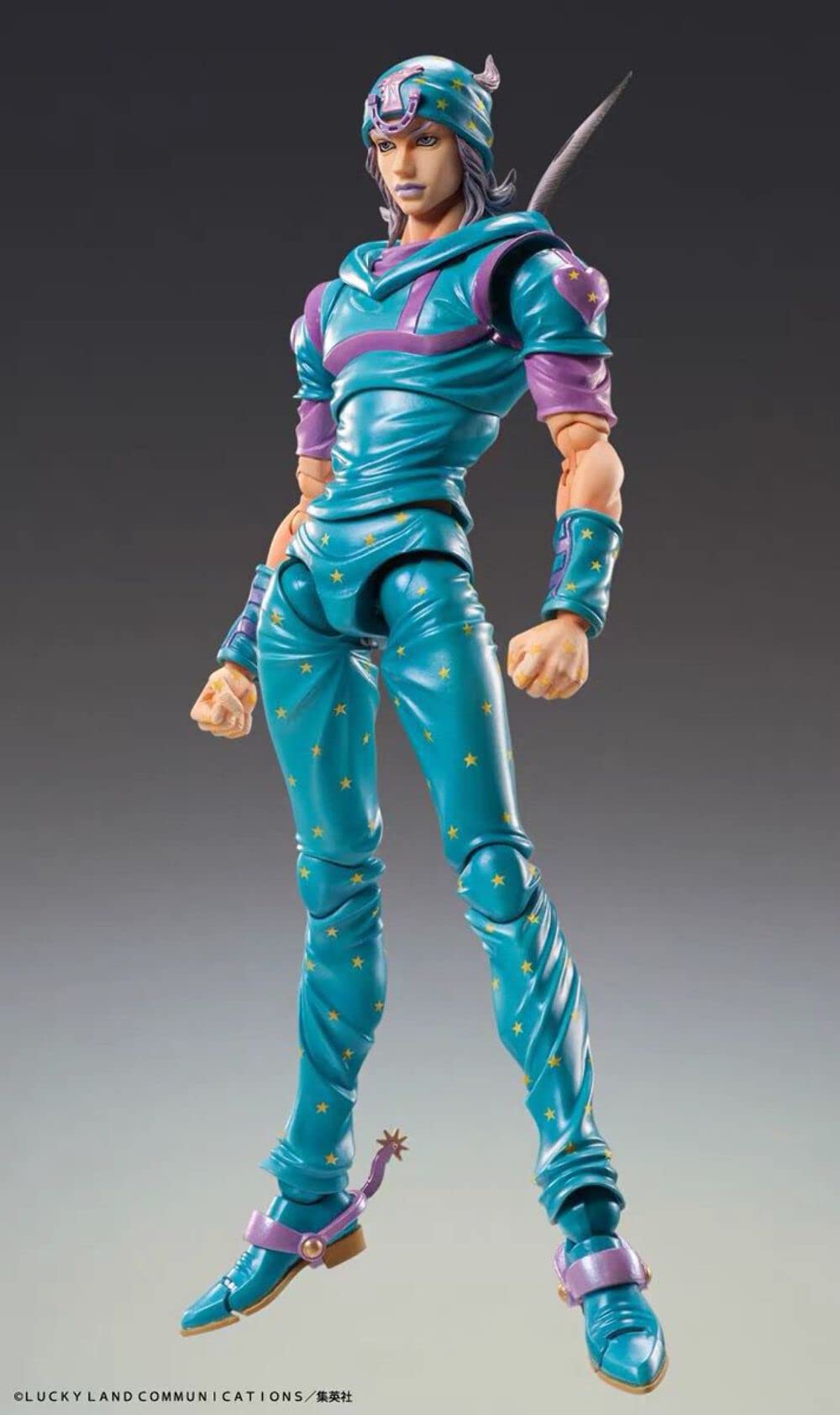 Medicos Super Action Statue JoJo's Bizarre Adventure Part VII - Steel Ball Run: Johnny Joestar Second (6.10 inches) Action Figure