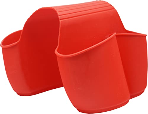 Black Duck Brand Set of 2 Soft Sink Caddies - One Size Fits Most - Features Drainage Holes for Easy Drying - Clear Up Space on Your Counter (2)