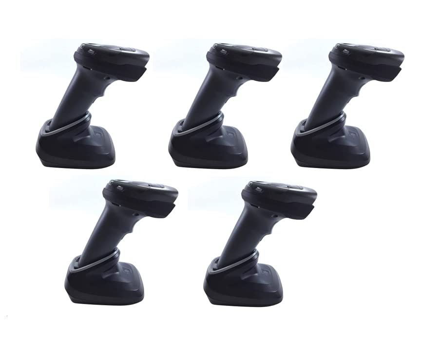 Zebra DS2278 Series Cordless Handheld Standard Range Area Imager Kit with Presentation Cradle and USB Kit, Black, 5 Pack