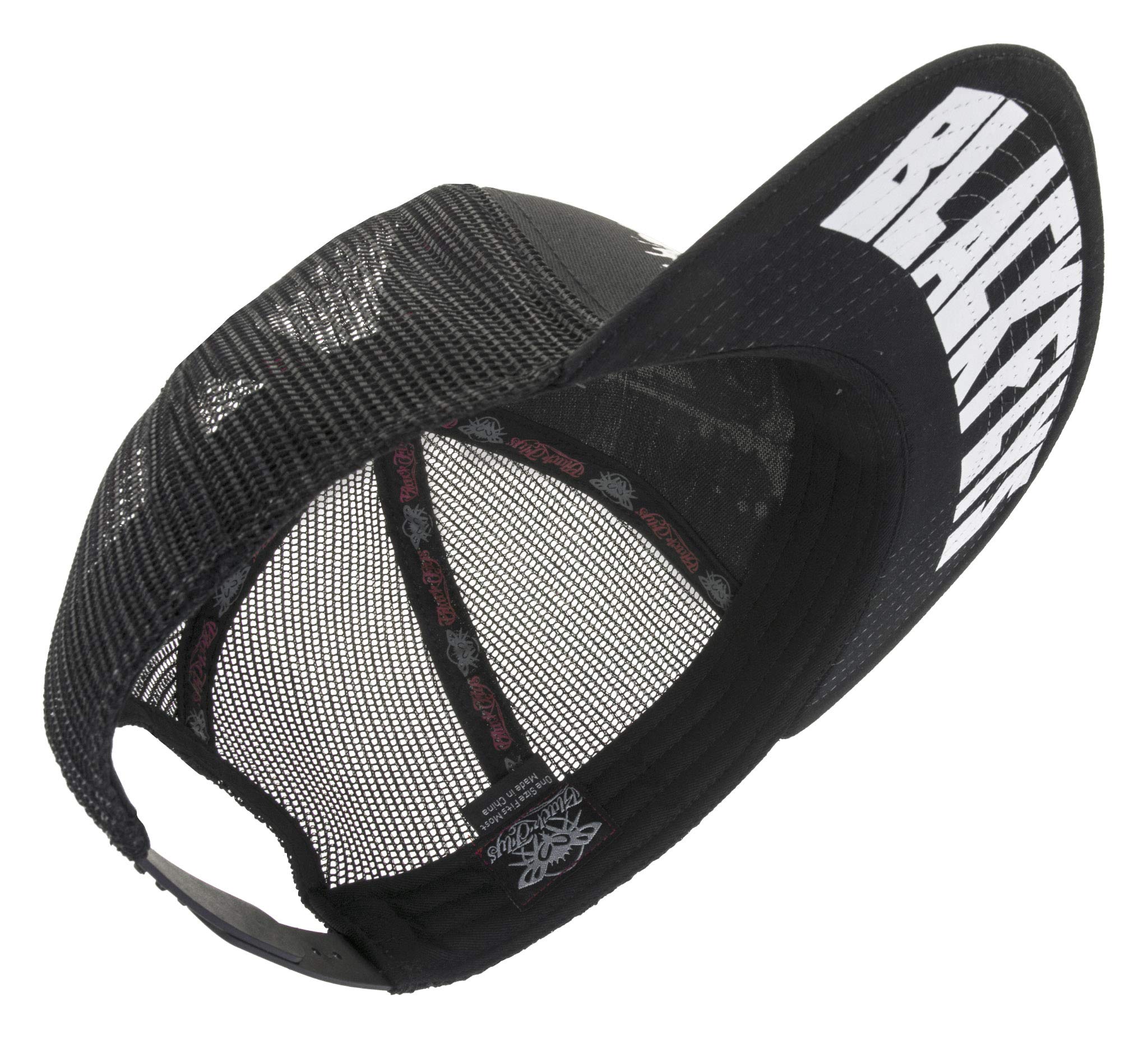 Black Flys Backyard Homie Flip-Bill Trucker Black