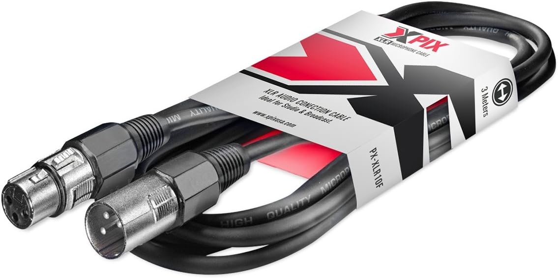 Blue Blackout Spark SL XLR Large-Diaphragm Cardioid Condenser Microphone - Recording and Streaming, Shockmount & Case + Basic Bundle Xpix Mic Stand, Sr360 Headphones & More