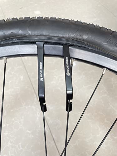 Boenoea Bicycle Tire Lever Stainless Steel Tire Changing Tool,Bike Tire Removal Repair Tools (Metal)