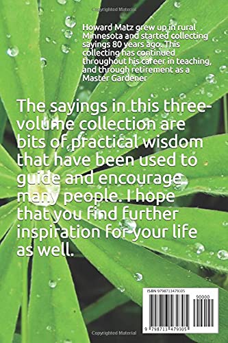 MEMORY GEMS FROM "A" TO "Z" VOLUME 1: A-H: Sayings, Thoughts, Verses