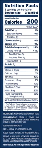 Barilla Mini Penne Pasta, 16 oz. Box - Non-GMO Pasta Made with Durum Wheat Semolina - Kosher Certified Pasta