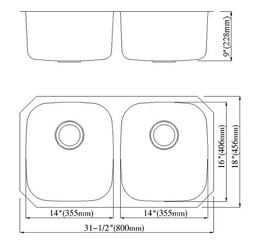 Dowell 6011 2317 18-1/8-inch by 13-1/4-inch Wire Sink Grid for 6001 3018 Kitchen Sinks in Stainless Steel