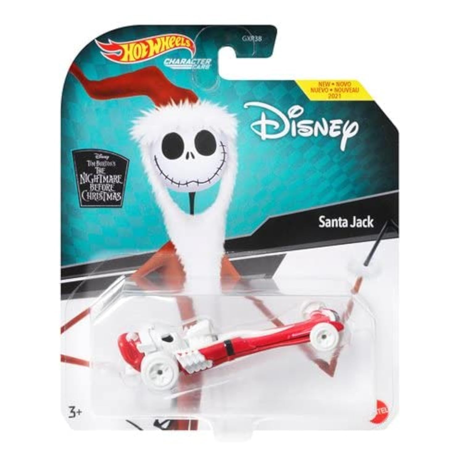 Hot Wheels Character Cars - Disney - The Nightmare Before Christmas - Santa Jack (2021 Edition)