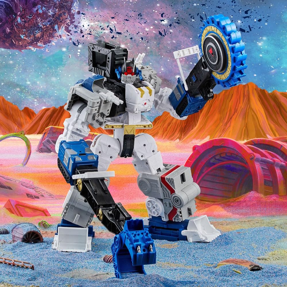 Transformers Toys Generations Legacy Series Titan Cybertron Universe Metroplex Action Figure - Ages 15 and Up, 22-inch