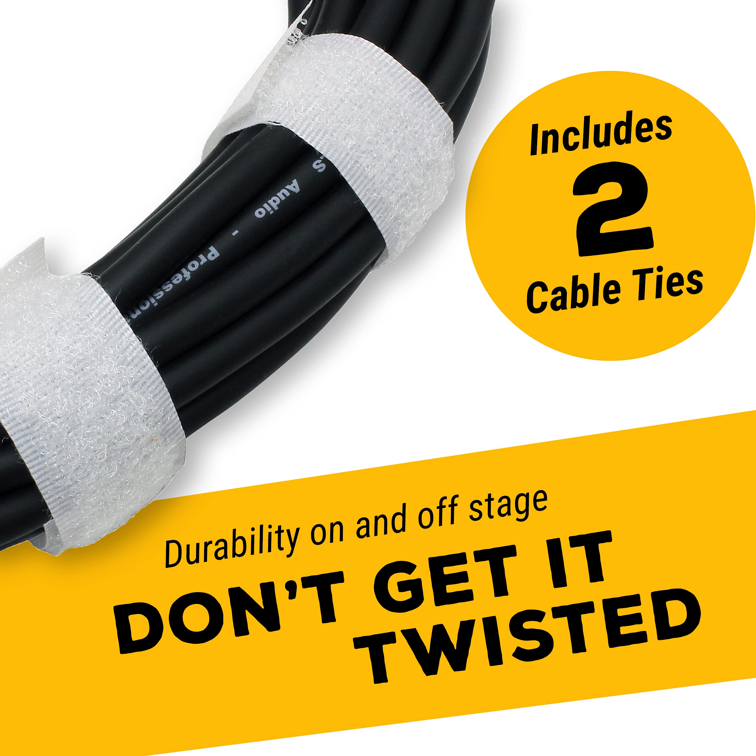 GLS Audio 12ft Mic Cable Patch Cords - XLR Male to XLR Female Black Cables - 12' Balanced Mike Snake Cord - 6 Pack