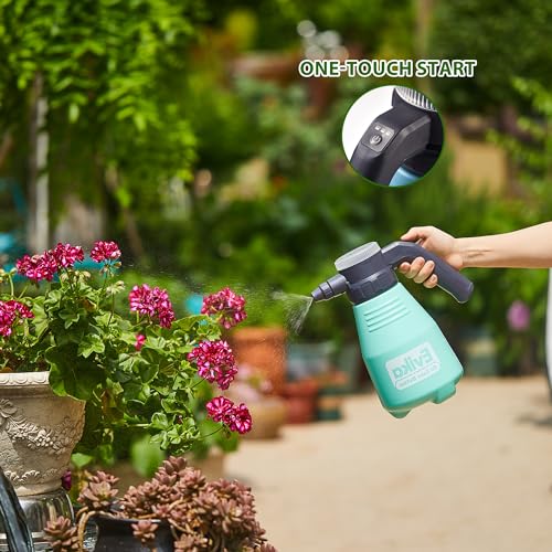 Electric Sprayer, 0.52 Gallon Handheld Battery Power Sprayer in Garden and Lawn,for Mist Plants, Home Cleaning