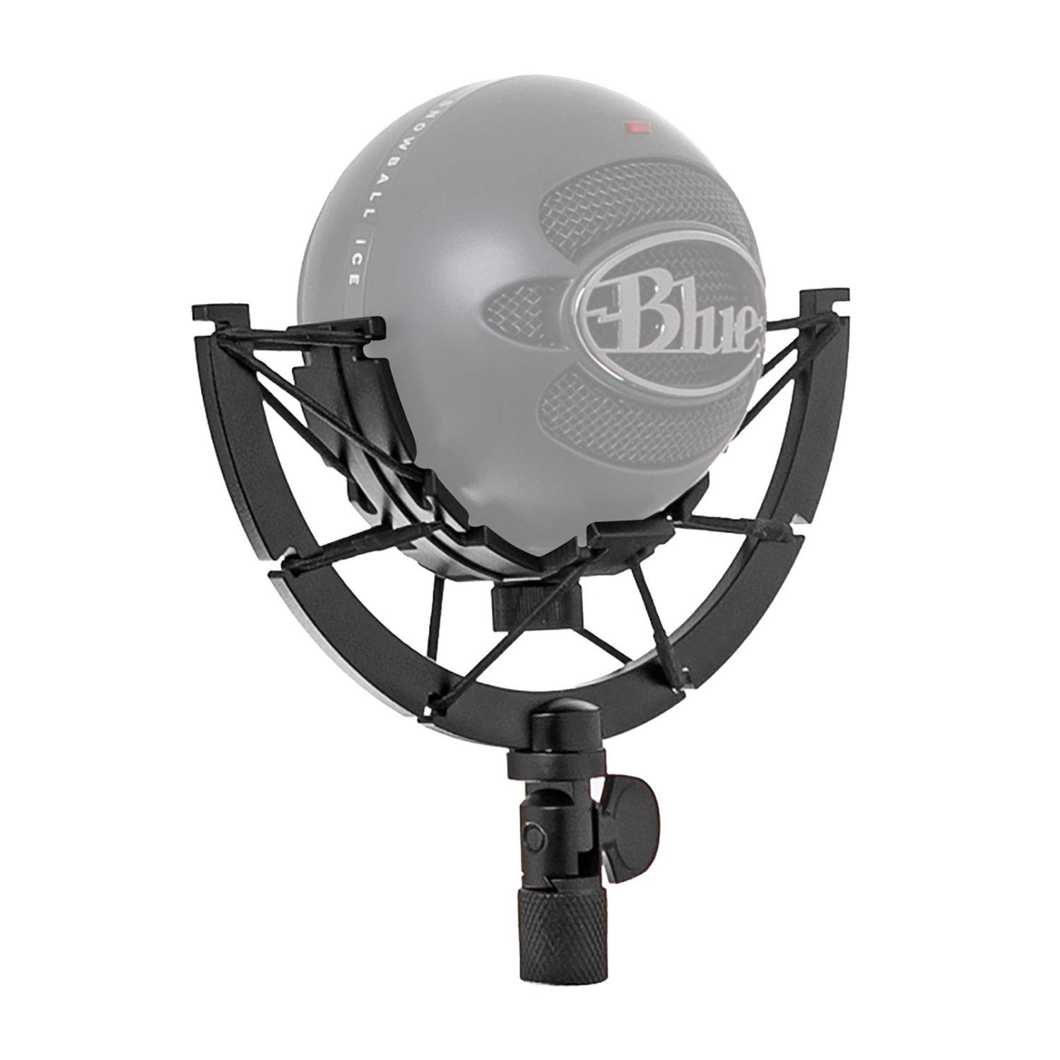 Blue Microphones Snowball USB Microphone (Gloss Black) Bundle with Snowball Shock Mount (2 Items)