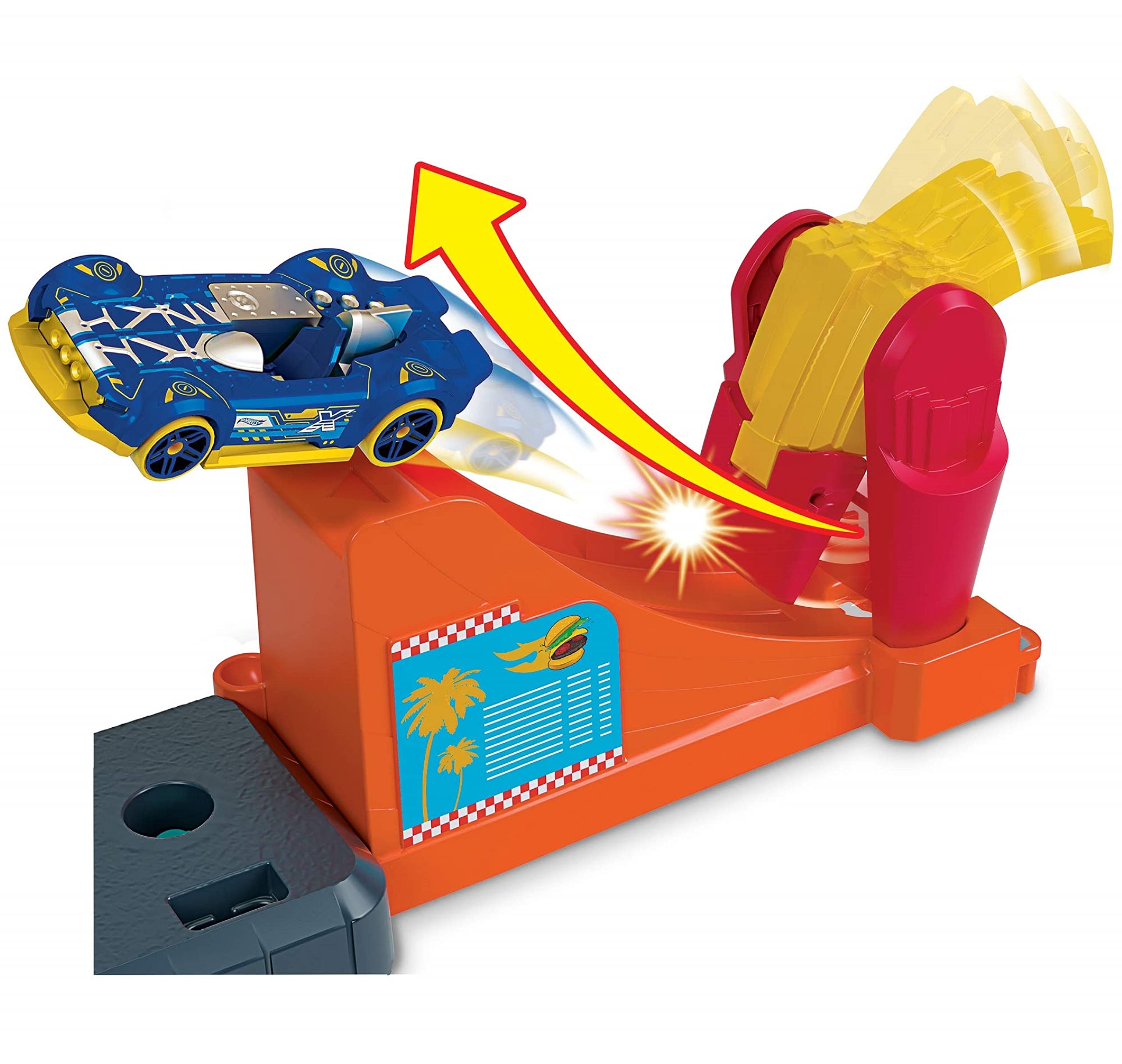 Hot Wheels Downtown Burger Dash Playset