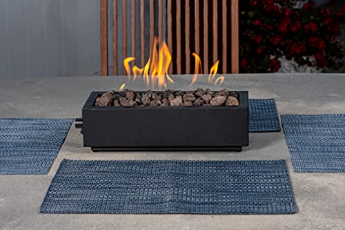 Bond Manufacturing 52148 Sara 15,000 BTU 14" Umbrella Hole Tabletop Firebowl, Black