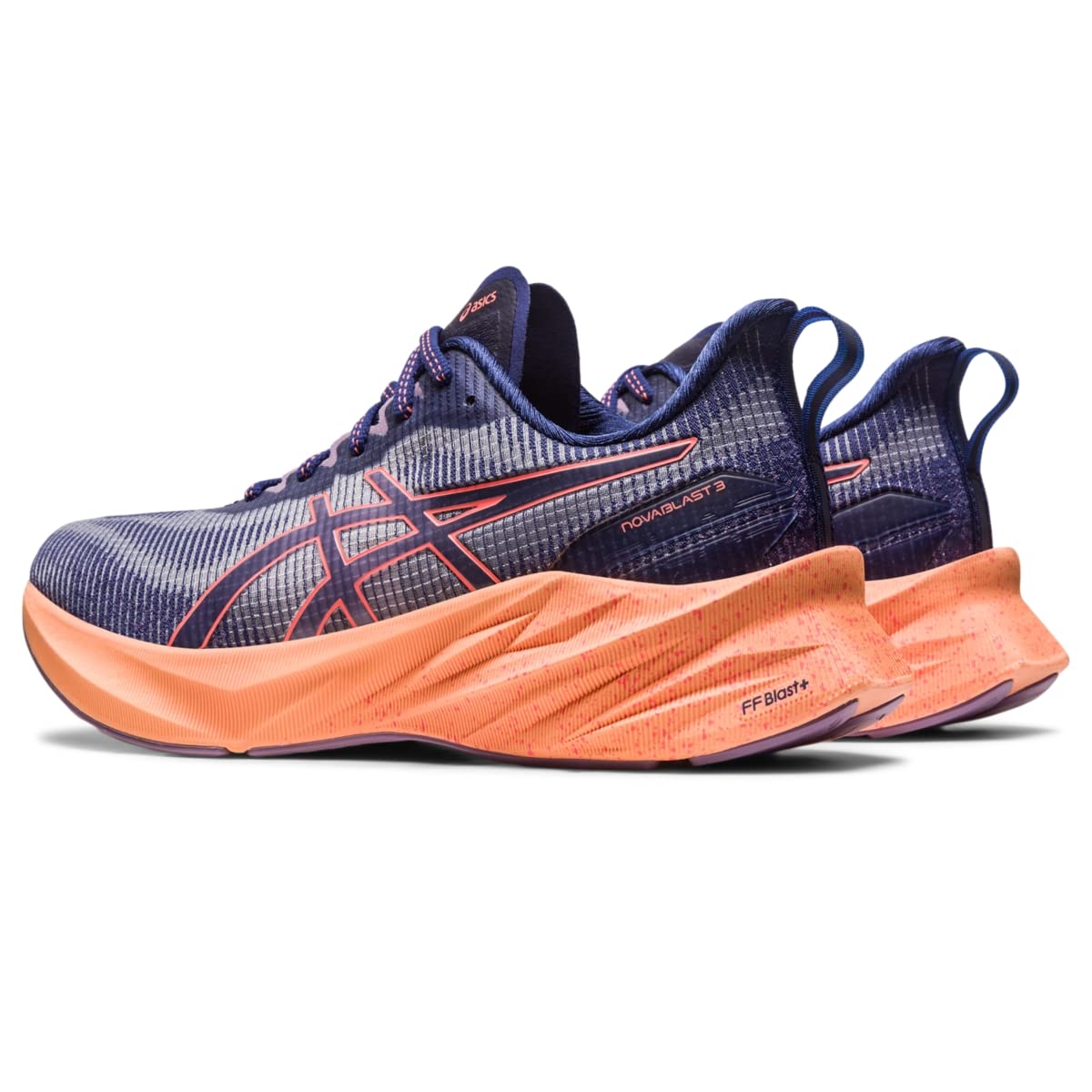 ASICS Women's NOVABLAST 3 Running Shoes, 7.5, GLOW YELLOW/WHITE