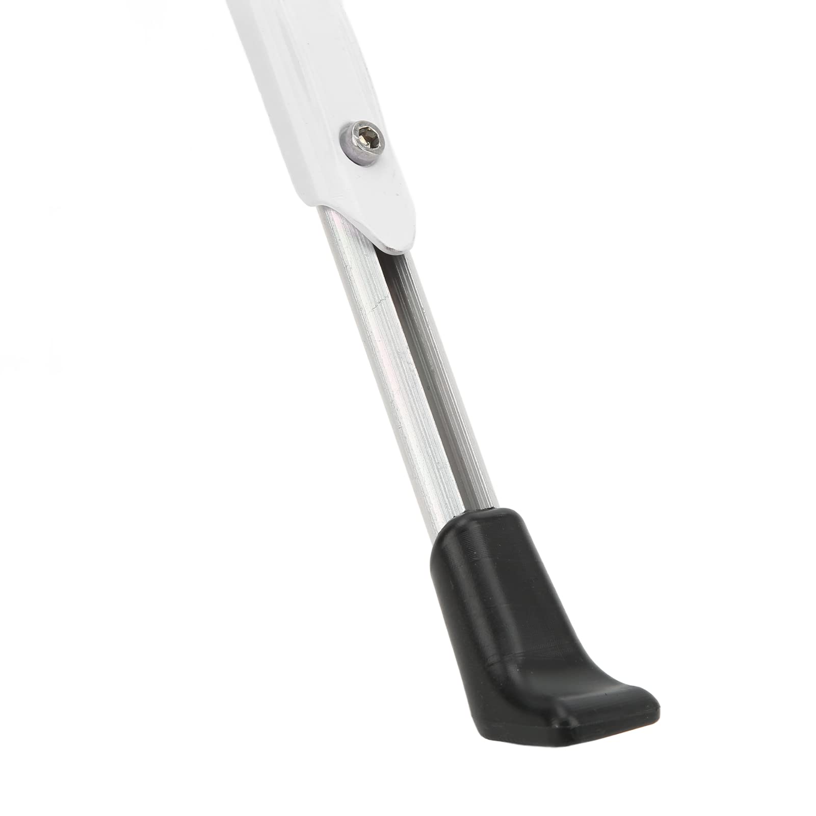 Bicycle Side Support, Bike Kickstand Improve Security Waterproof Anti Slip Design for Mountain Bike for Racing Car White
