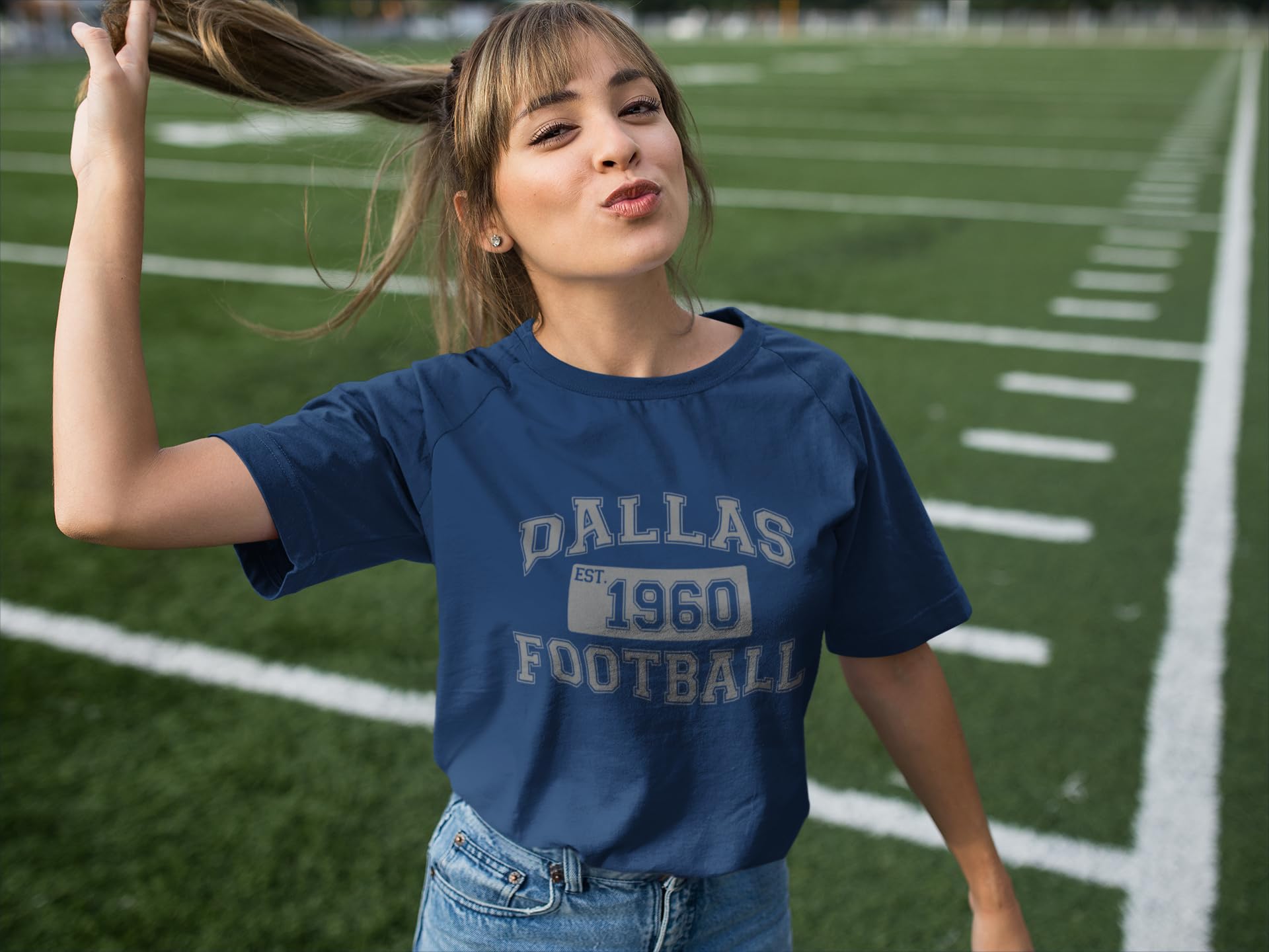 Expression Tees Toddler Hood Dallas Football Established 1960 4T Hoodie Navy Blue