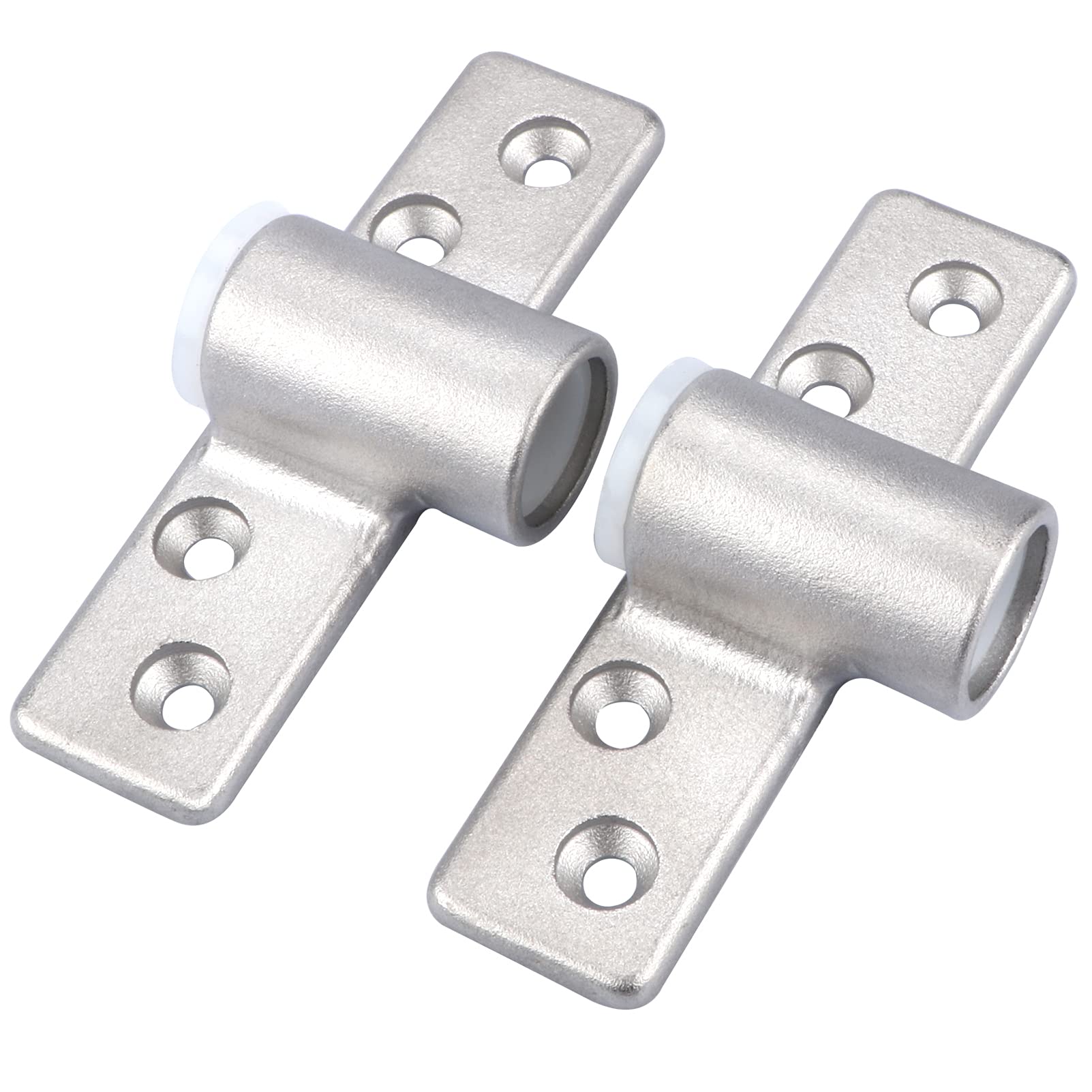 Boat Rowlock Paddle Brackets, 2 Pack Stainless Steel Oarlock Socket Side Mount Rowlock Brackets