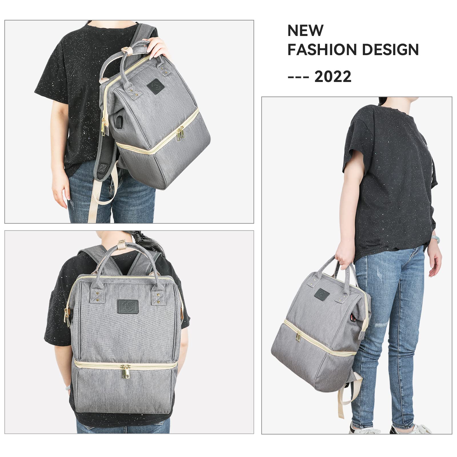Breast Pump Backpack (New Dark Grey)