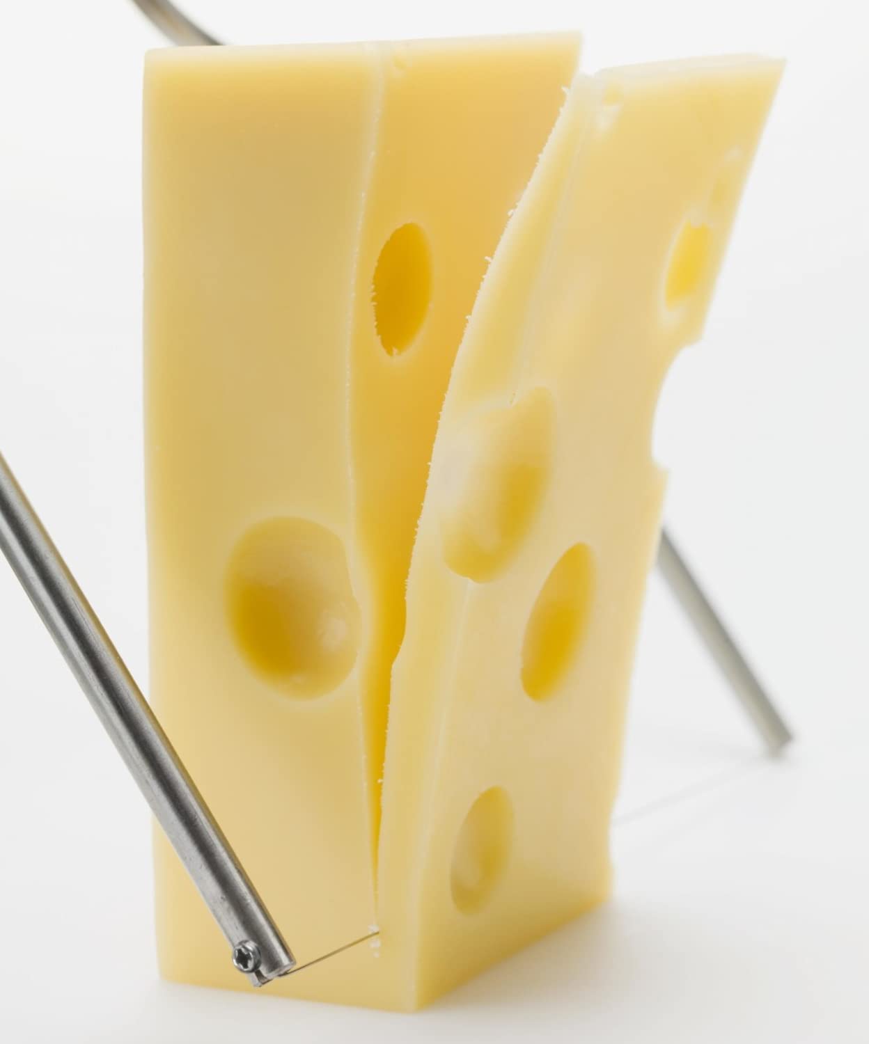 Cheese Slicer & Cheese Cutter Stainless Steel Cheese Slicers with Wire | Cheese Slicer for Block Cheese & Butter Slicer
