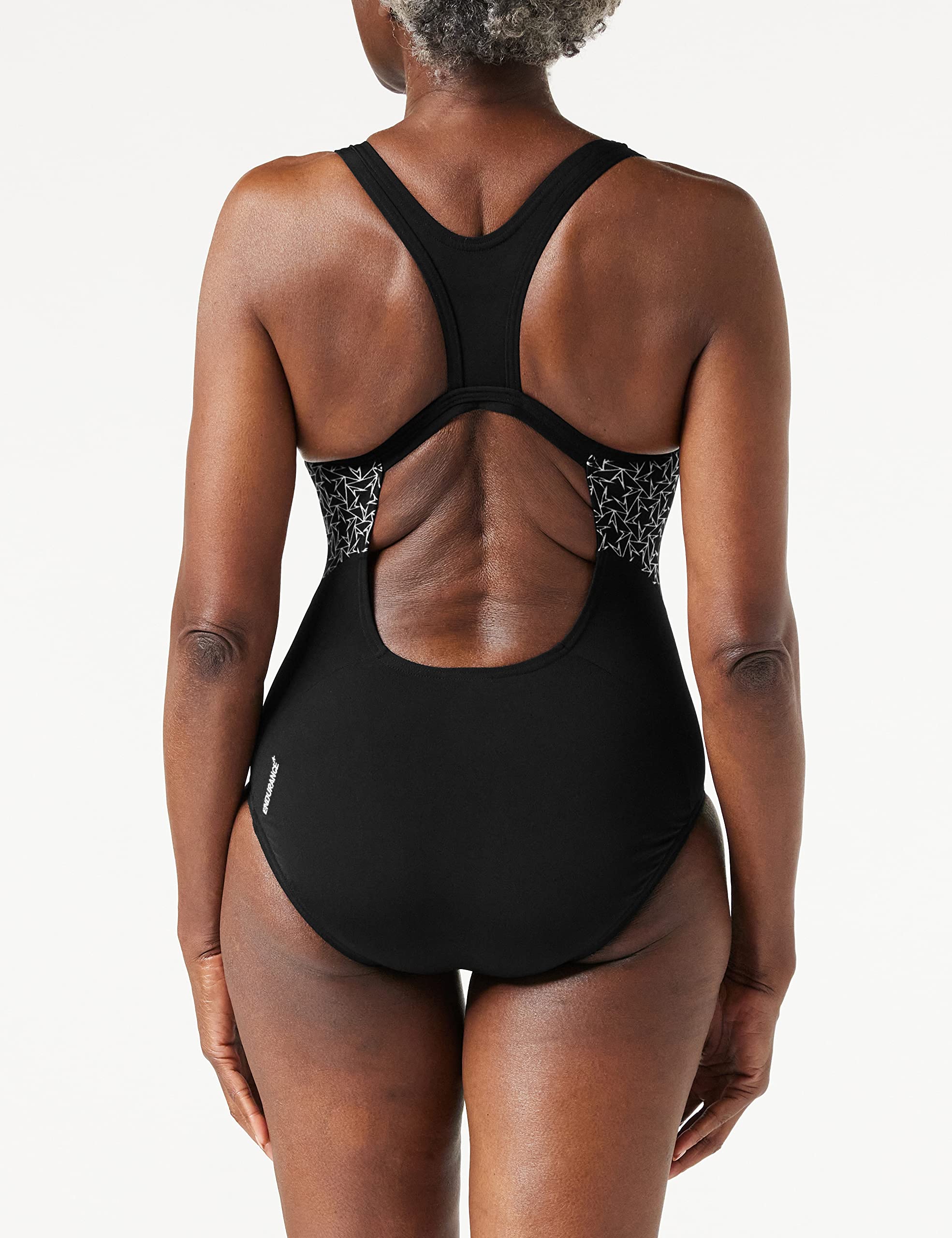 BoomStar Splice Flyback Swimsuit Black/White US 32