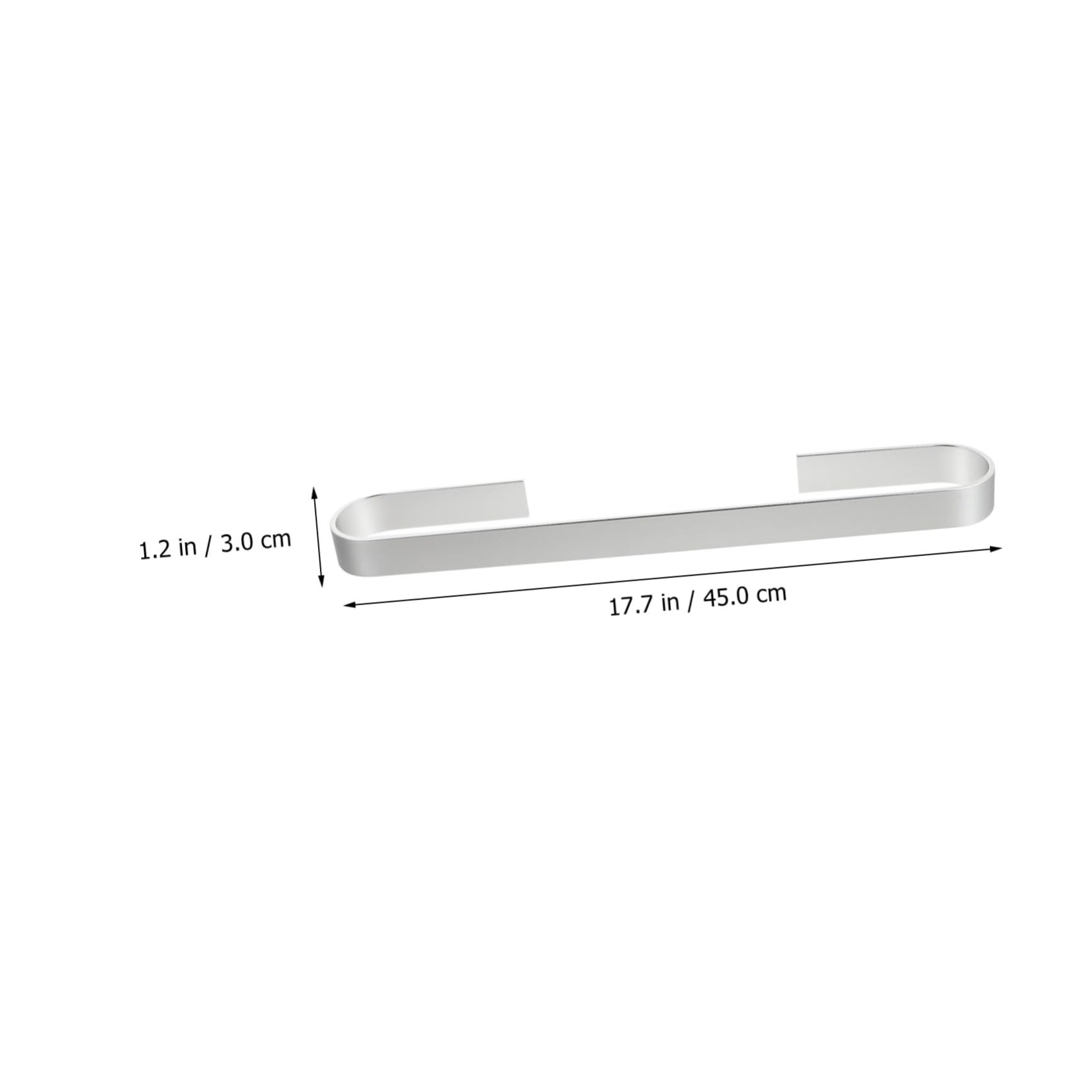 DRESSOOS 1 Set Nail Towel Rack Black Towel Holder Wall Mounted Towel Holder Kitchen Cabinet Holder Simple and Elegant Towel Holder Sticky Hanger Bathroom Shelf Household Space Aluminum