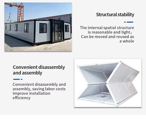 Customizable 20ft 40ft Expandable Foldable Container House Portable Container Home with Unique and Customizable Design