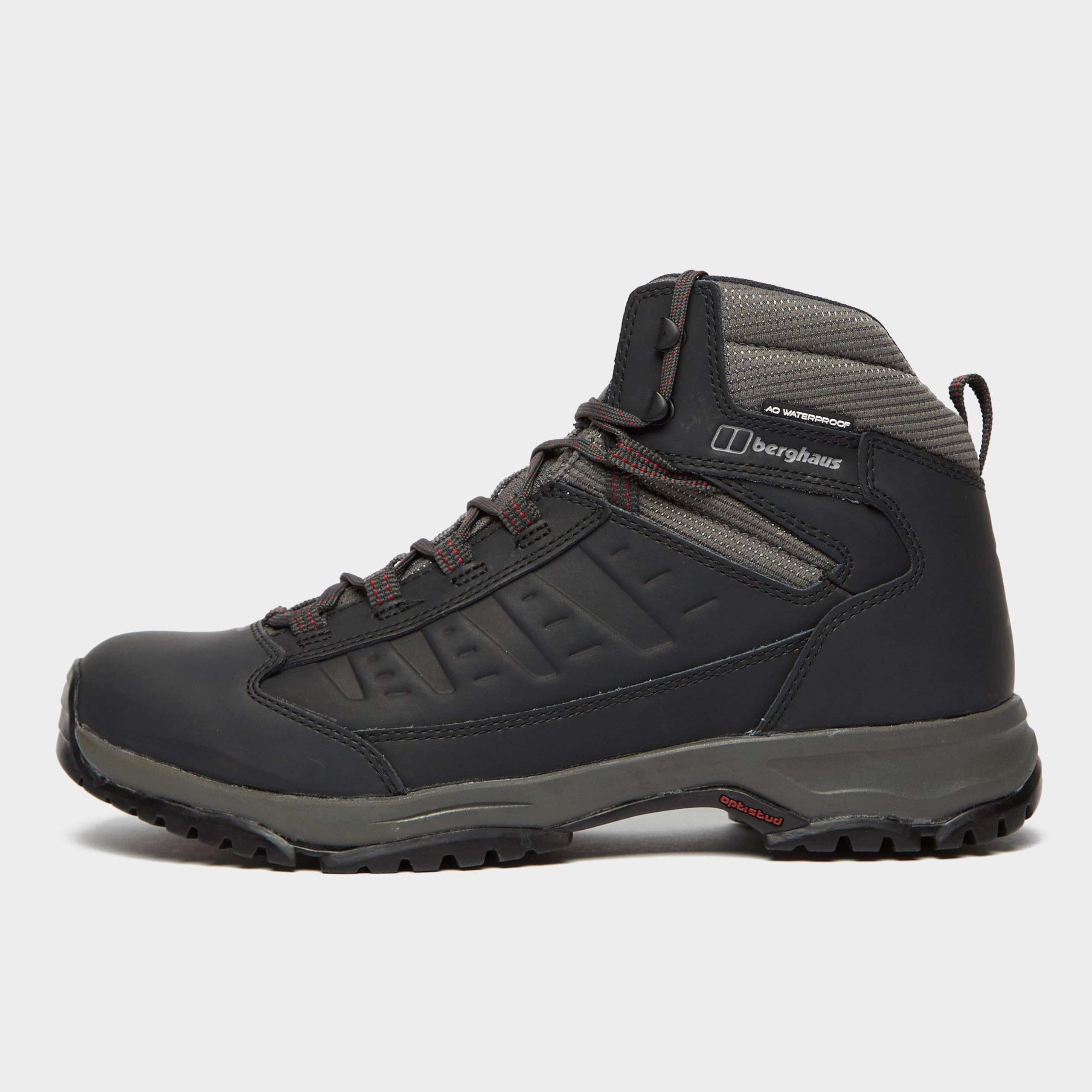 Berghaus Men's Expeditor Ridge 2.0 Waterproof Walking Boots, Black Black Red B59, 9.5
