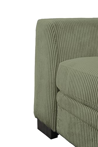 Legend Vansen 7PCS Corduroy Flexible Combination Sofa Sectional, Olive