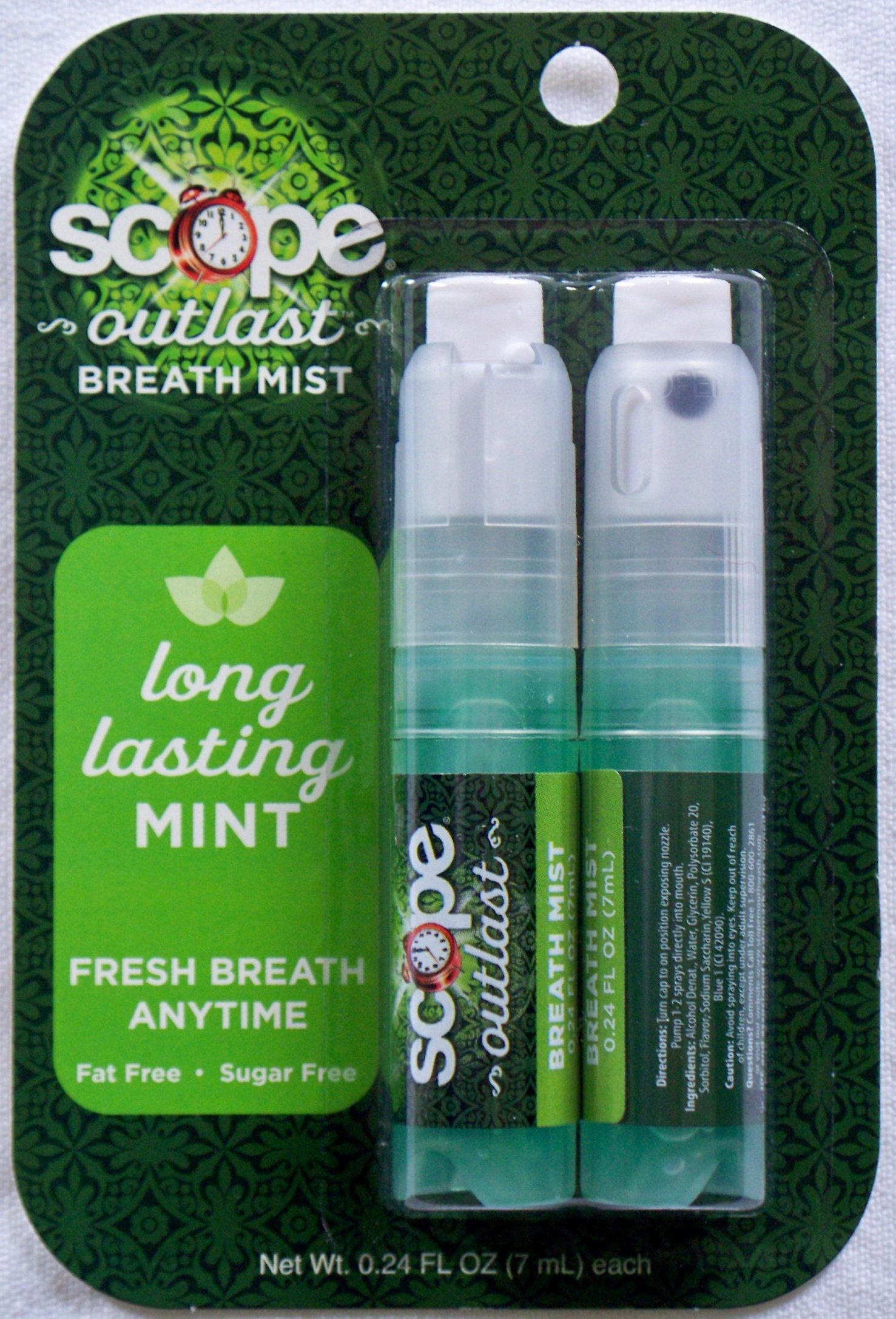 Scope Outlast Breath Mist Long Lasting Mint