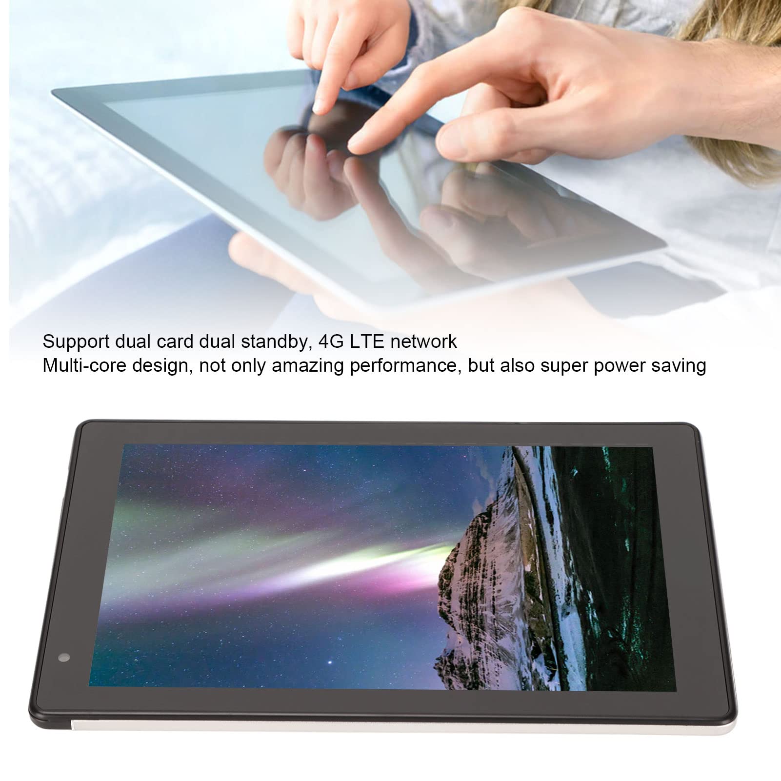 Calling Tablet 8 Inch HD Dual Card Dual Standby Triple Slot Design 2GB RAM 32GB ROM for Home Office US Plug