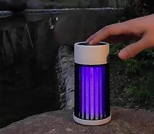 Bug Zapper Indoor, Rechargeable Cordless Portable Mosquito Zapper with Switch, Ariie Fly Zapper for Patio Home Kitchen, Repel Pest Insect Gnat Moth (Not Waterproof)