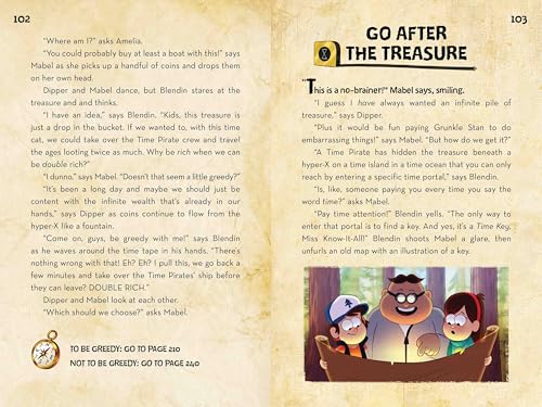 Gravity Falls:: Dipper and Mabel and the Curse of the Time Pirates' Treasure!: A Select Your Own Choose-Venture!