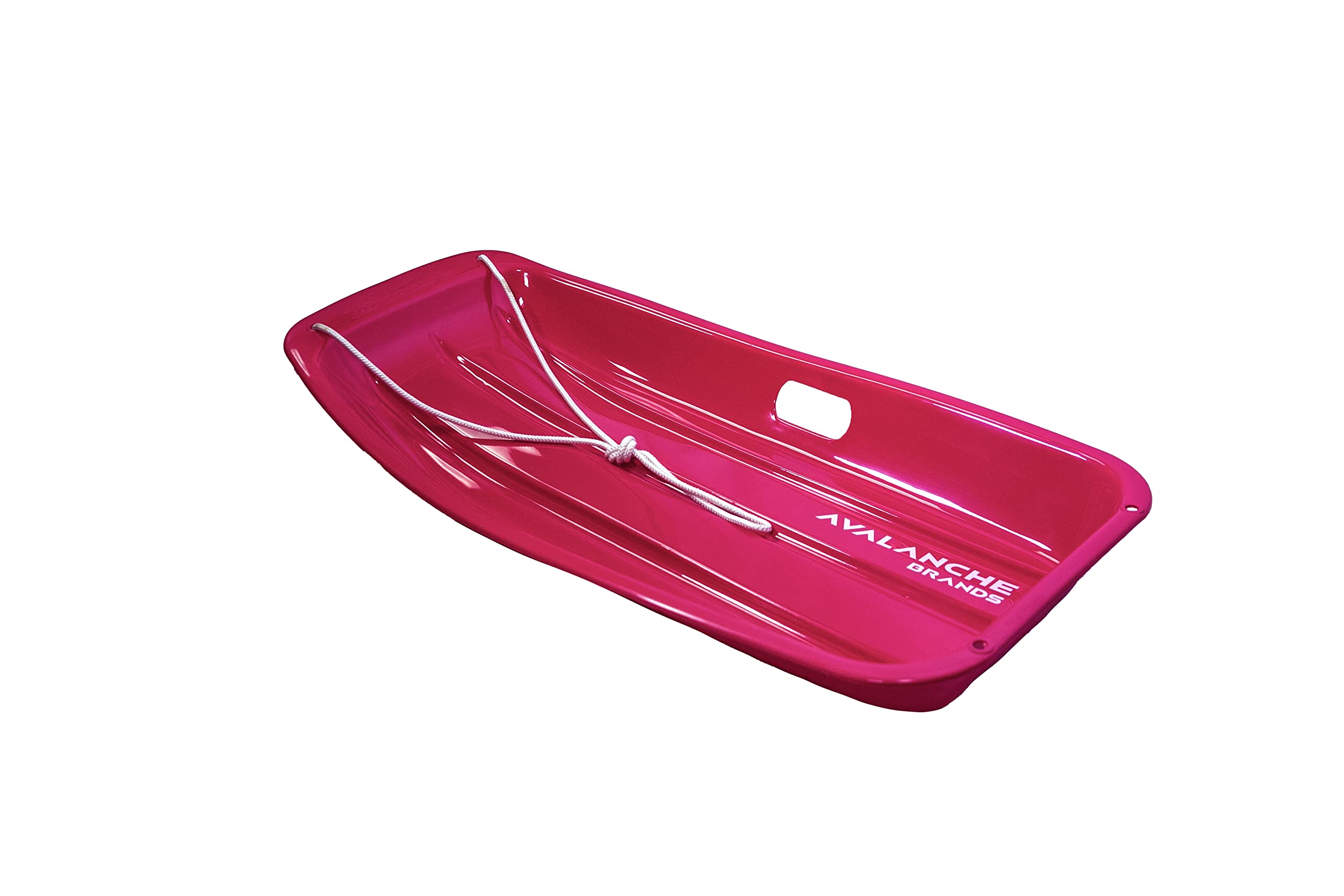 Avalanche Brands | Classic 35" Downhill Toboggan Snow Sled | Pink | Fit for 2 Riders