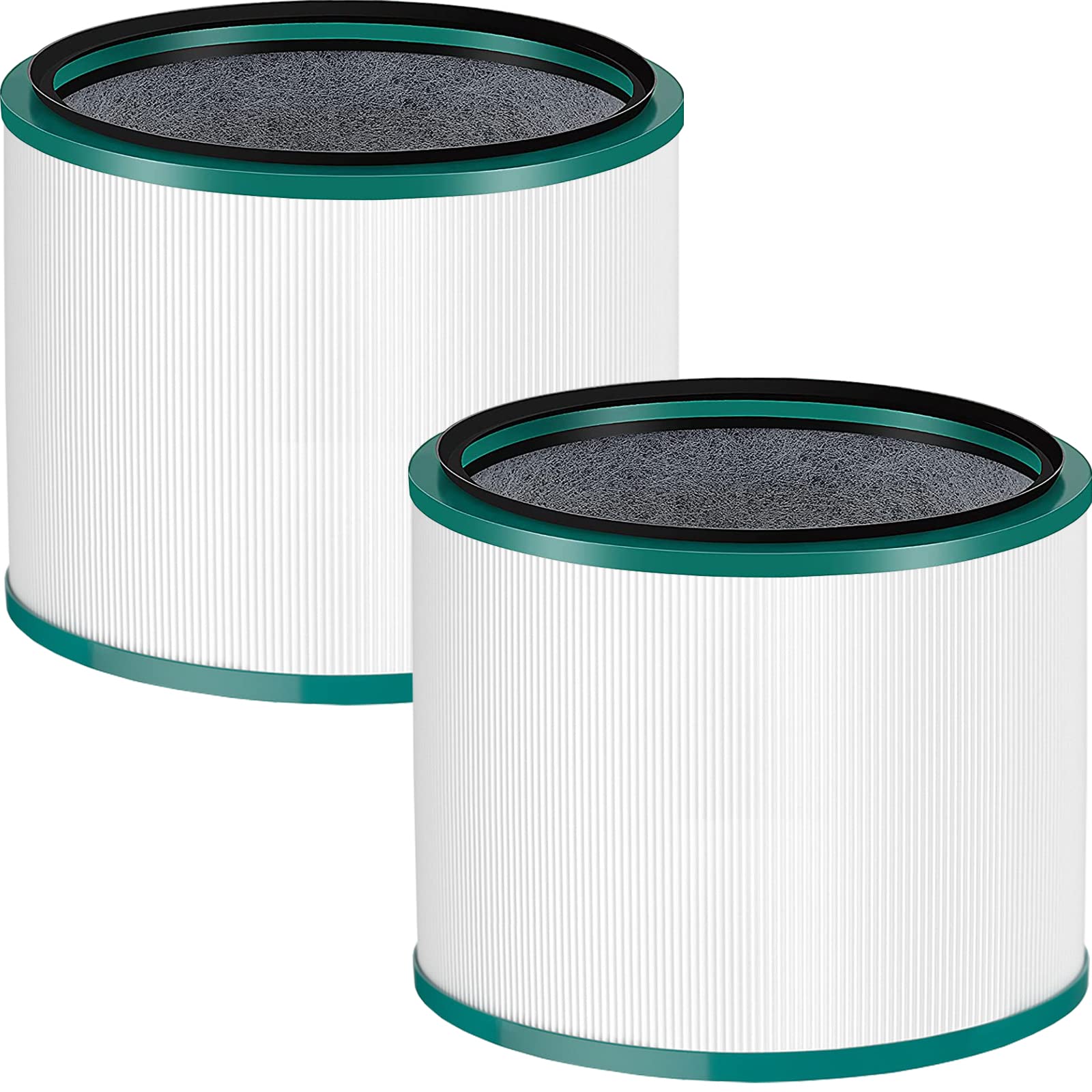 Carmerny HP02 True HEPA Filter Replacement Compatible with Dyson Pure Hot + Cool Link HP02, HP01, HP03 and Dyson Pure Cool Link DP01, DP02, DP03 Air Cleaner Purifier, Compare to Part 968125-03, 2 Pack