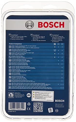 Bosch Automotive Tools OBD 1000 Diagnostic Vehicle Scanner