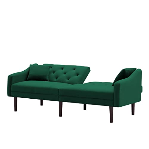 ERDAYE 64 inches Modern Loveseat Sofa, Green